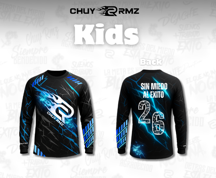 KIDS Blue Jersey – CHUY RMZ