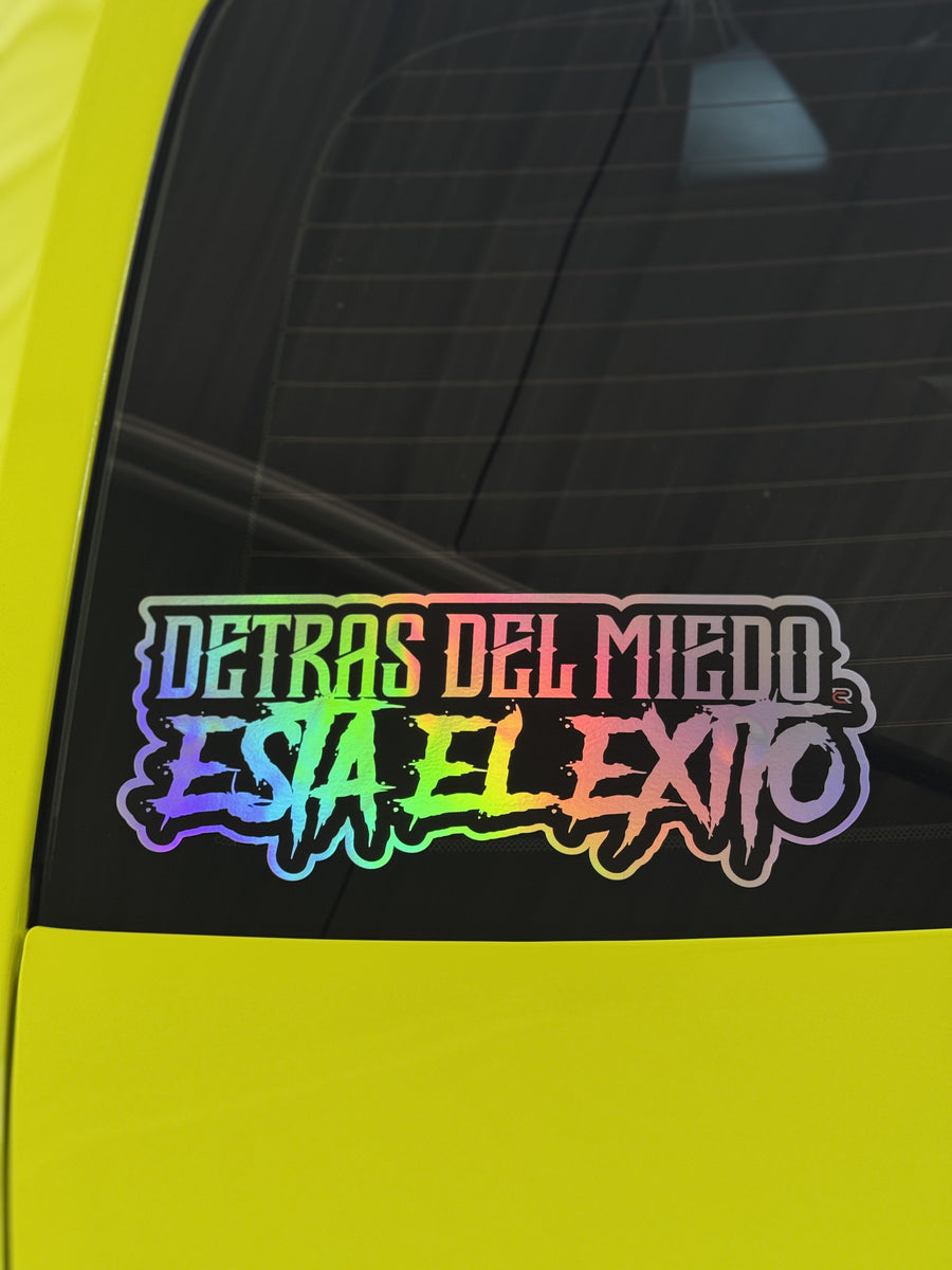Detrás Del Miedo Está El Éxito Holographic – CHUY RMZ